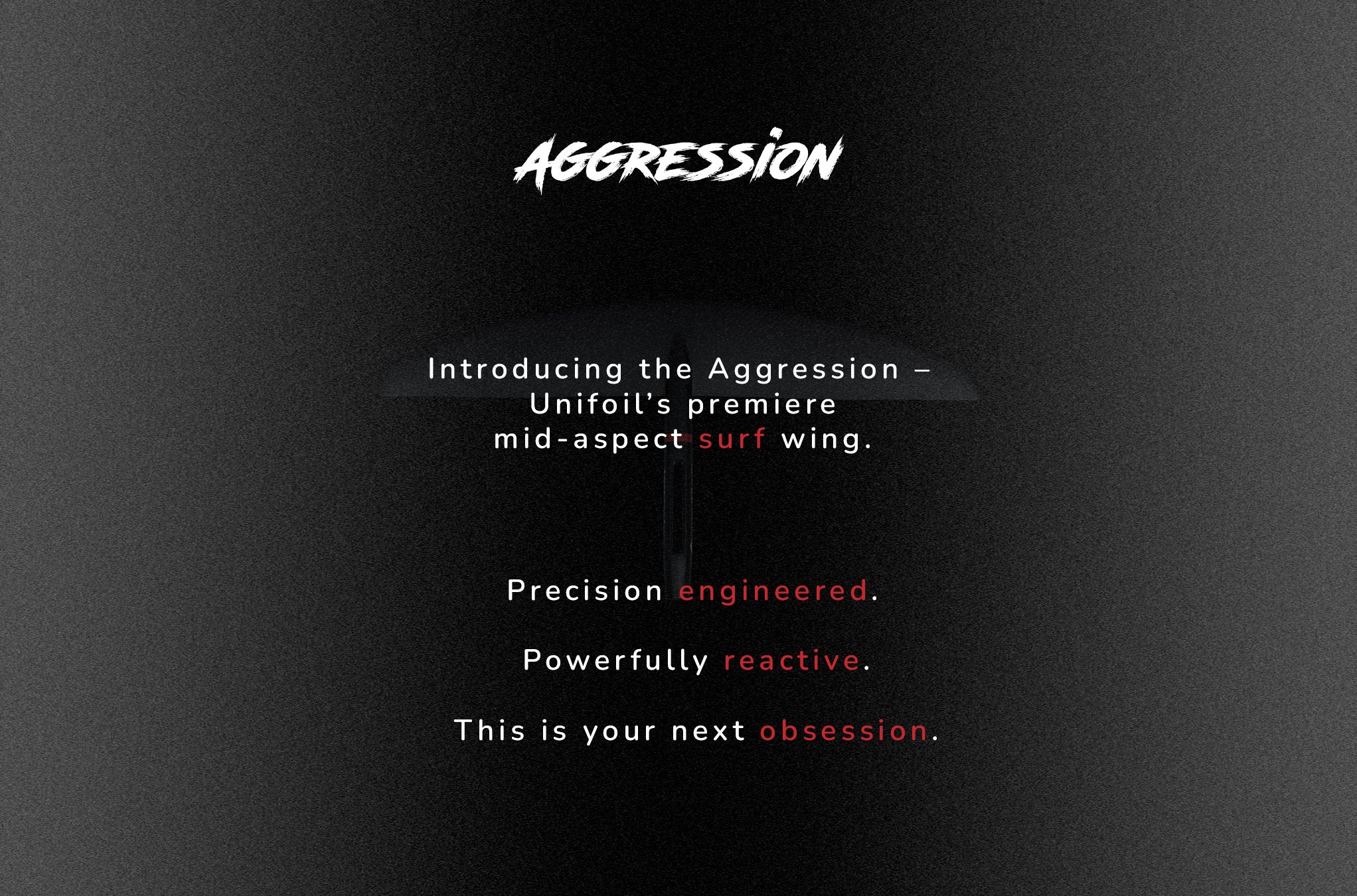 Aggression Front Wings – Unifoil Hydrofoils